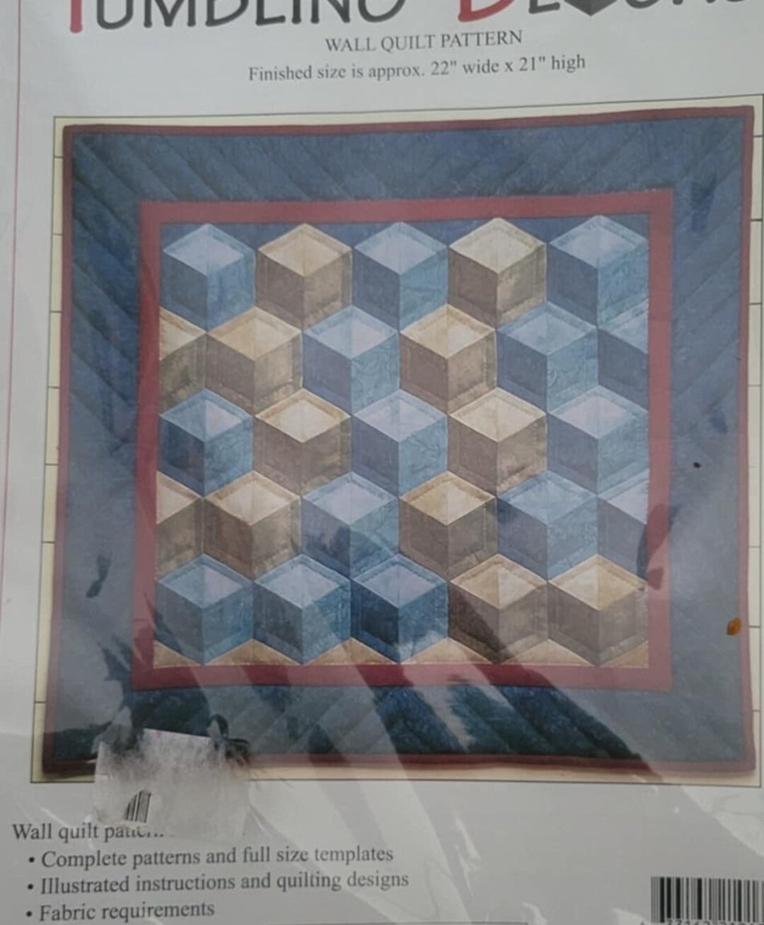 Tumbling Blocks Pattern /paper Pattern - Etsy