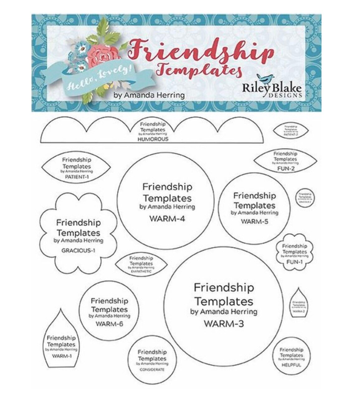 Amanda Herring Friendship Templates - Etsy