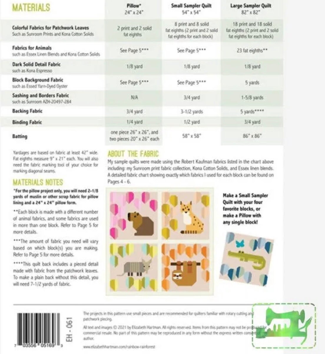 Rainbow Rainforest Quilt Pattern/paper Pattern - Etsy