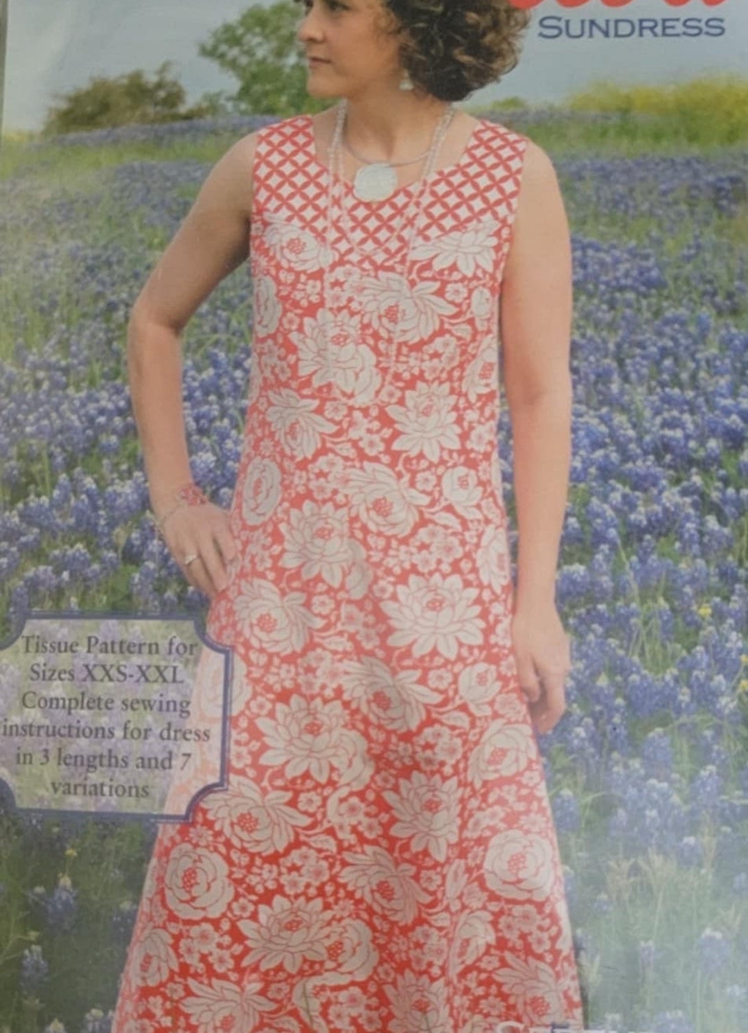 AVA Sundress Sizes XXS - XXL /paper Pattern - Etsy