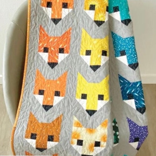 Fox Quilt Pattern - Etsy