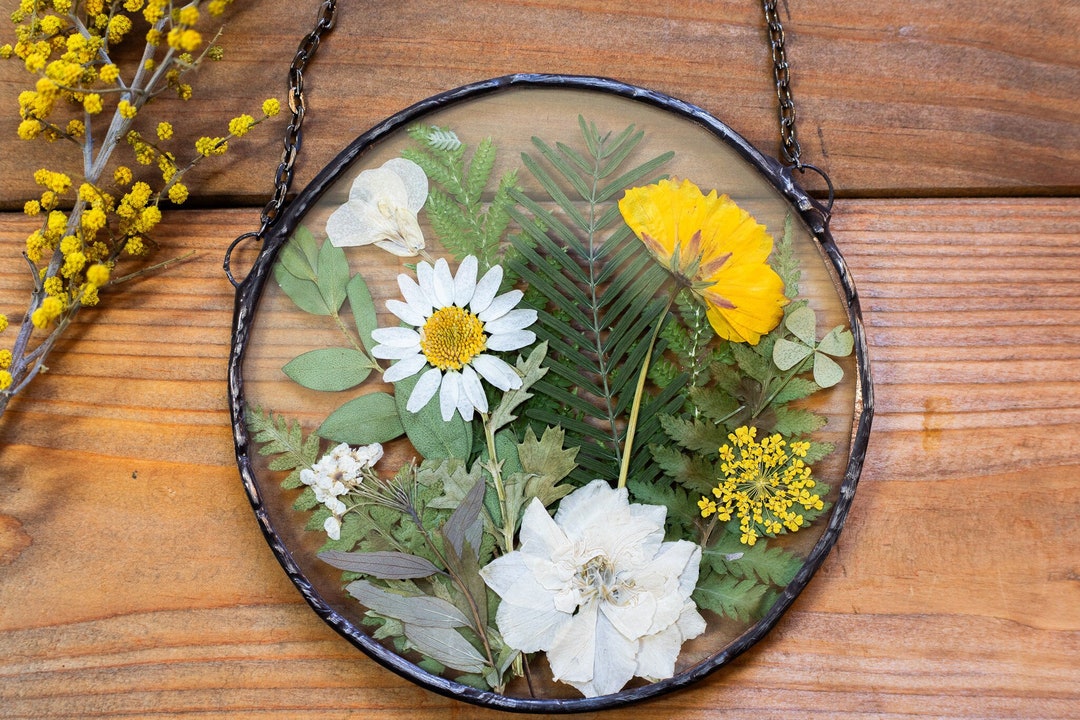 Flower Frame Small Pressed Flower Custom Floral Gift Handmade Flower ...