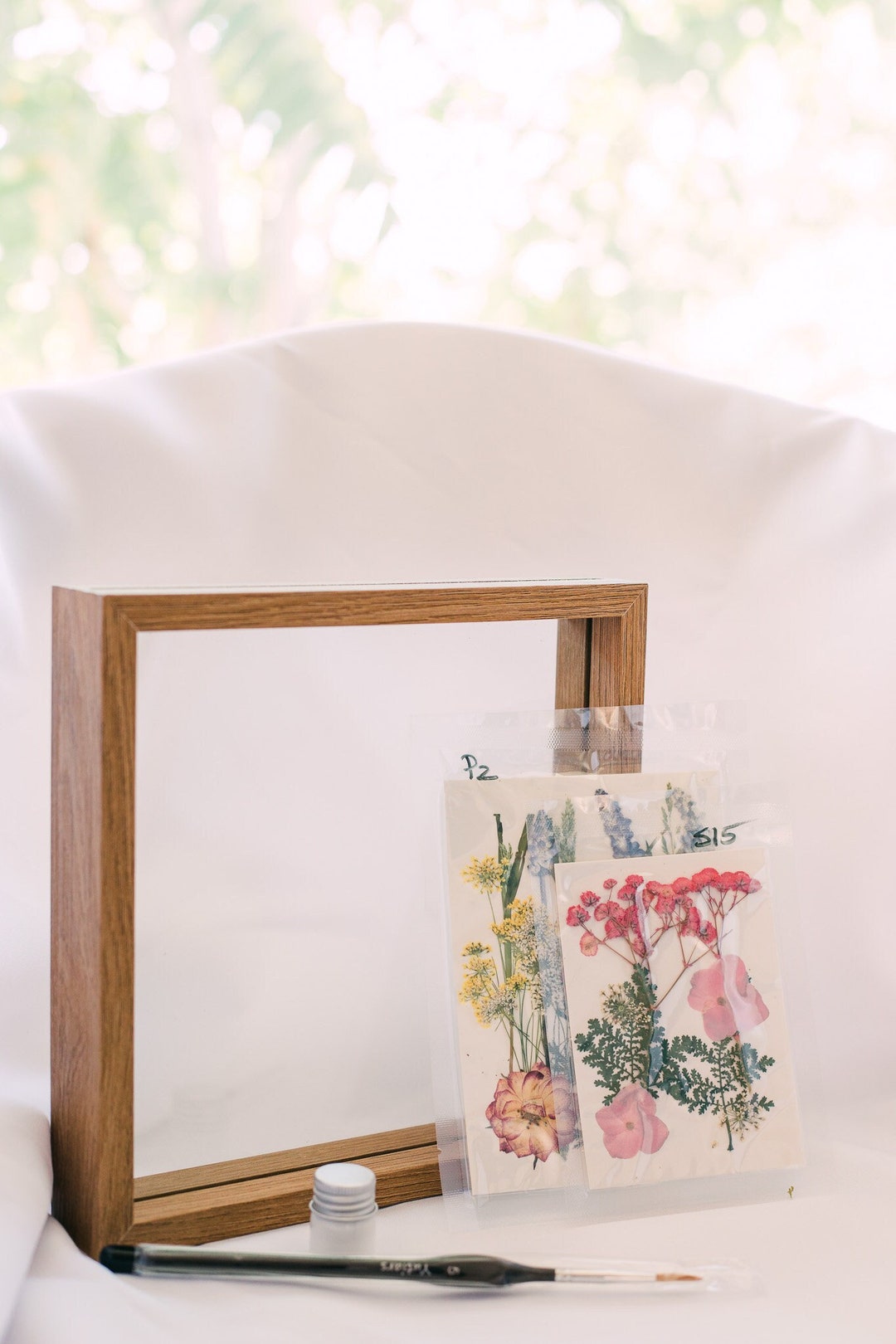 Flower Frame Kit Wood Flower Frame Floating Picture Frame Customized ...