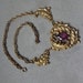 Rococo Revival Pendant Necklace With Amethyst Glass - Etsy