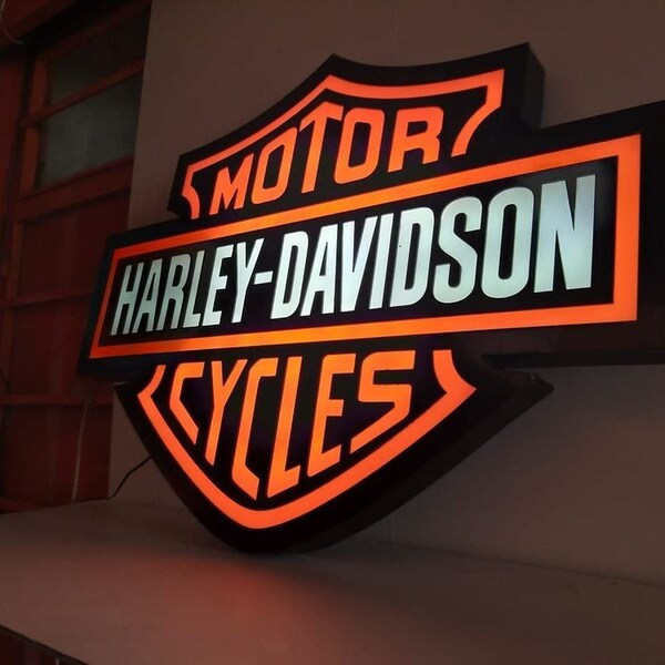 Harley Davidson Garage Sign - Etsy
