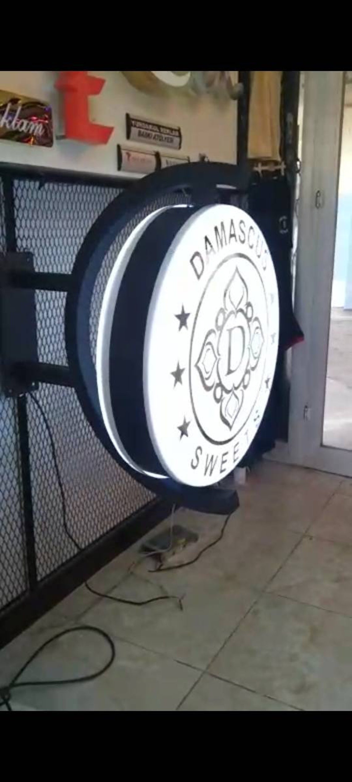Spinning Ledsign Custom Ledsign Unique Lightboard - Etsy