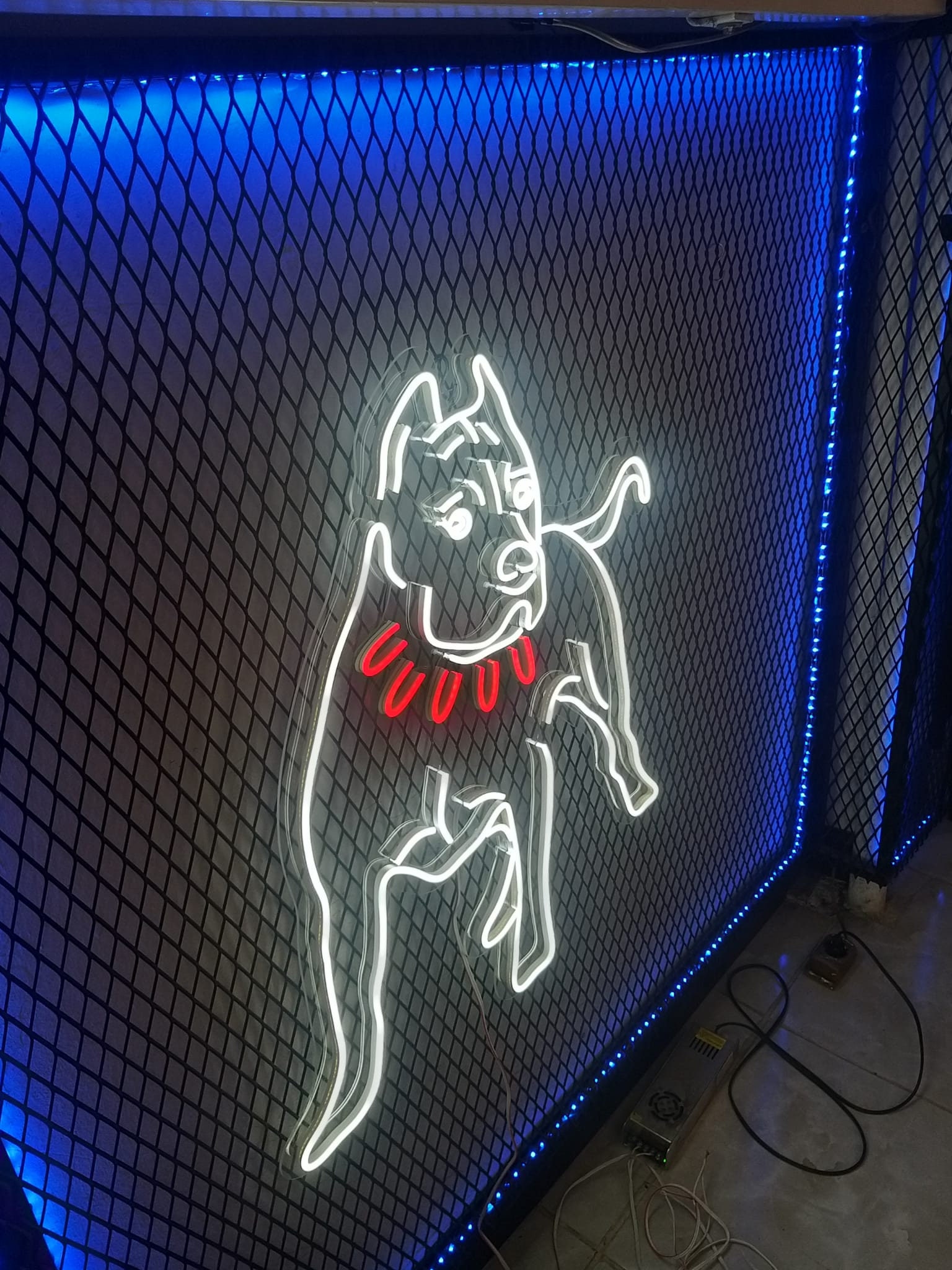 Pitbull Neon Light Fixture Pitbull Sign Man Cave Decor - Etsy