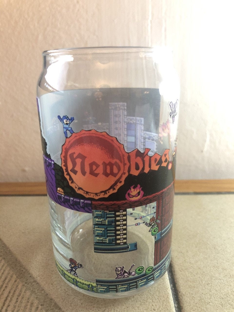 Mega Man Glass - Etsy