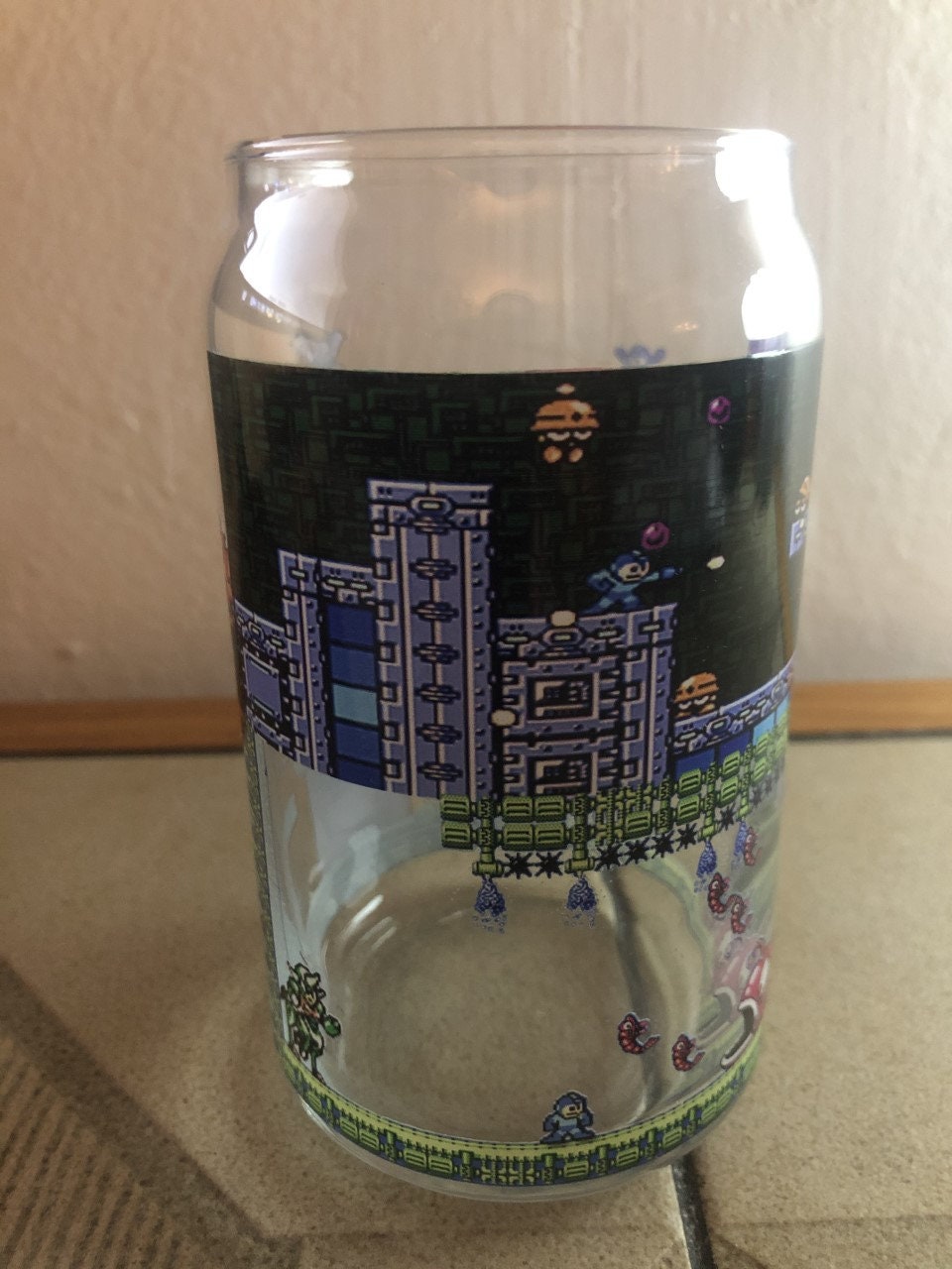 Mega Man Glass - Etsy