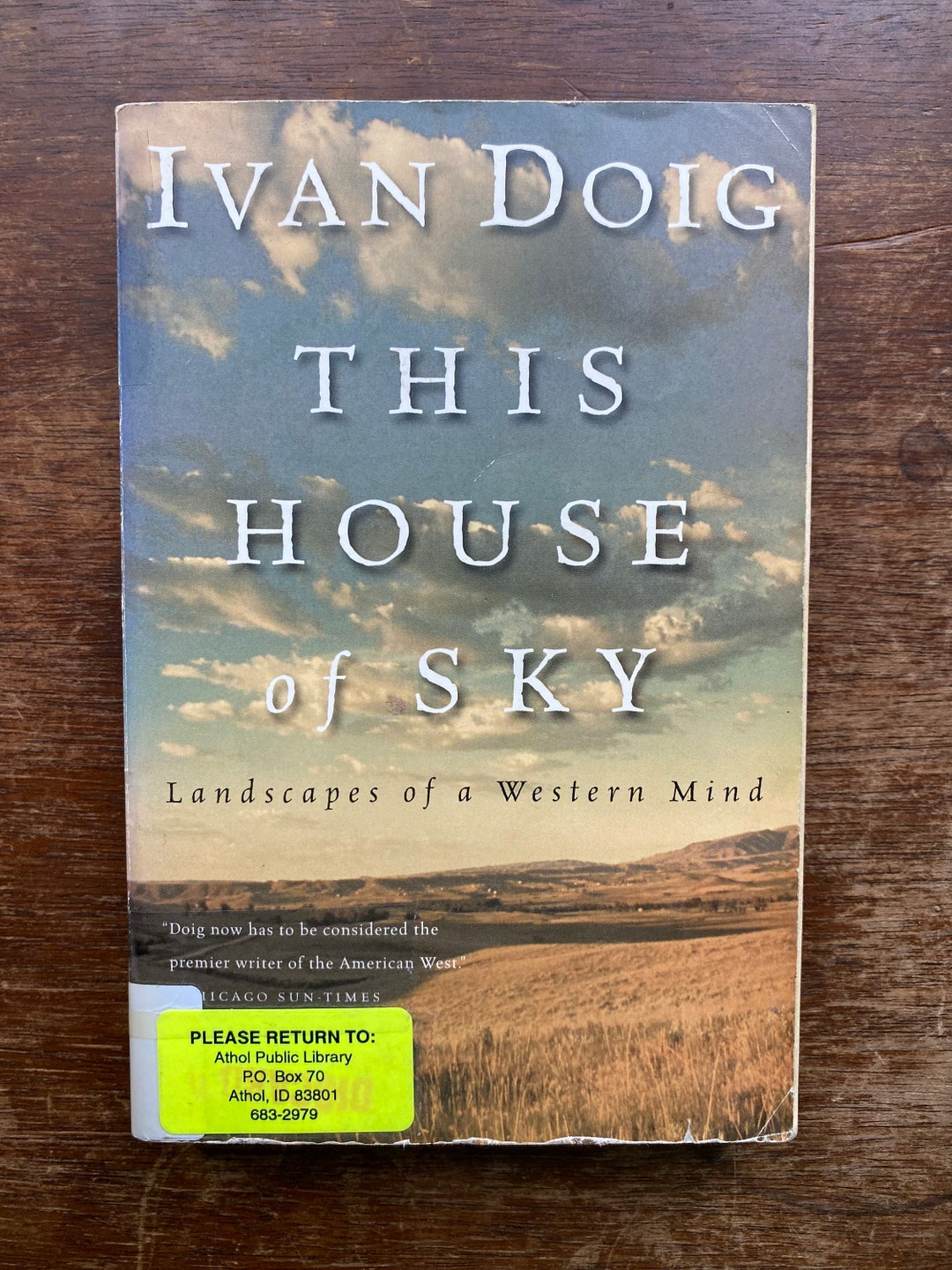 This House of Sky - Ivan Doig - Etsy
