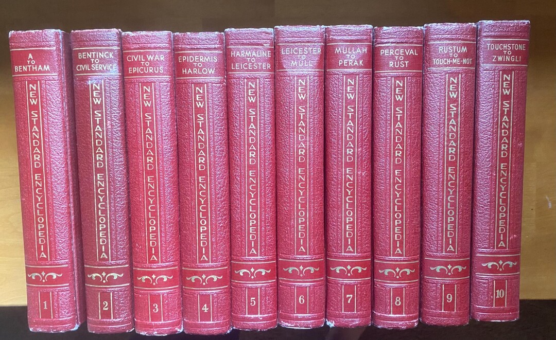 New Standard Encyclopedia 1950s - Etsy