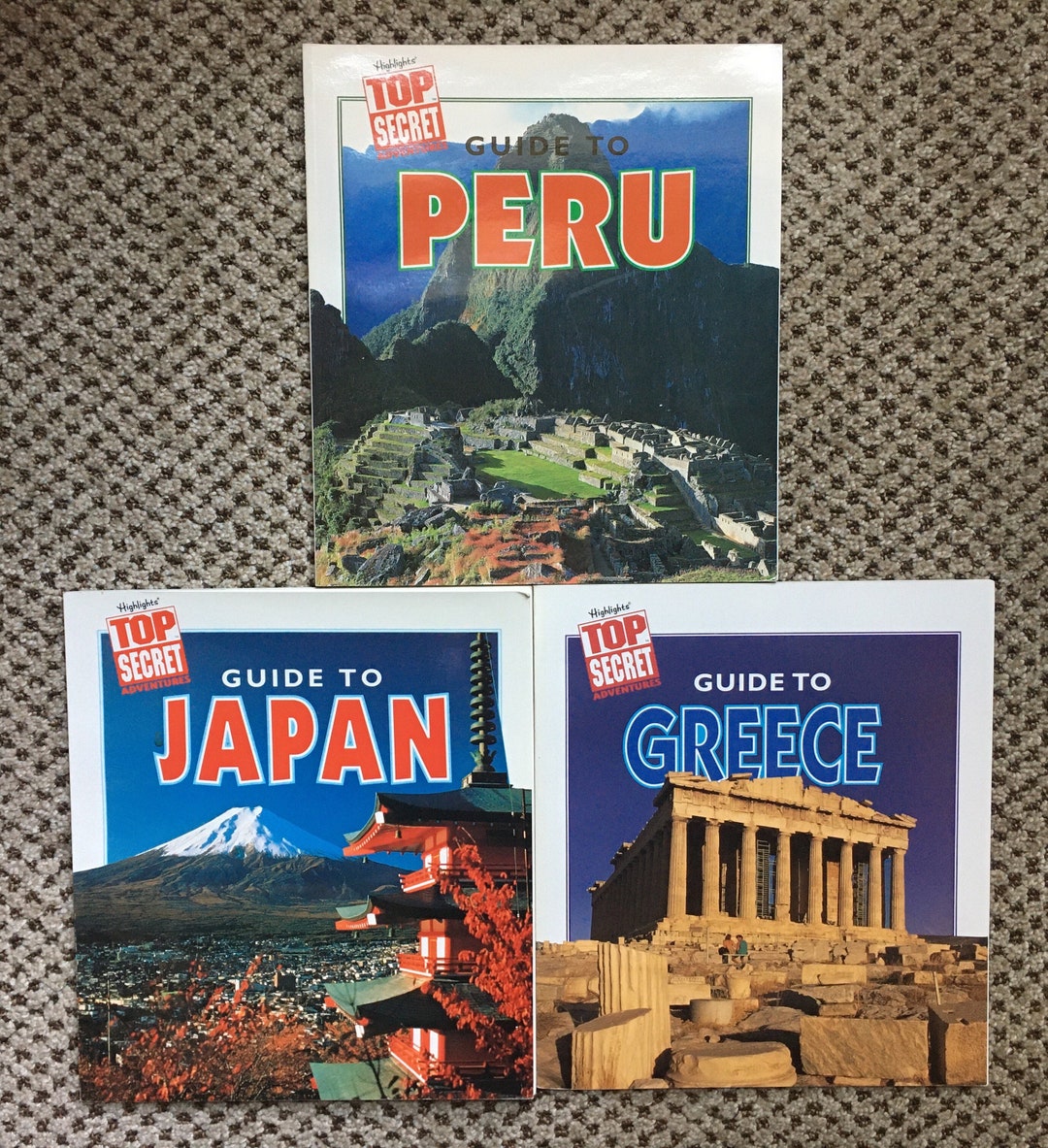 Highlights Top Secret Adventures - Guide to Japan, Guide to Peru, Guide ...