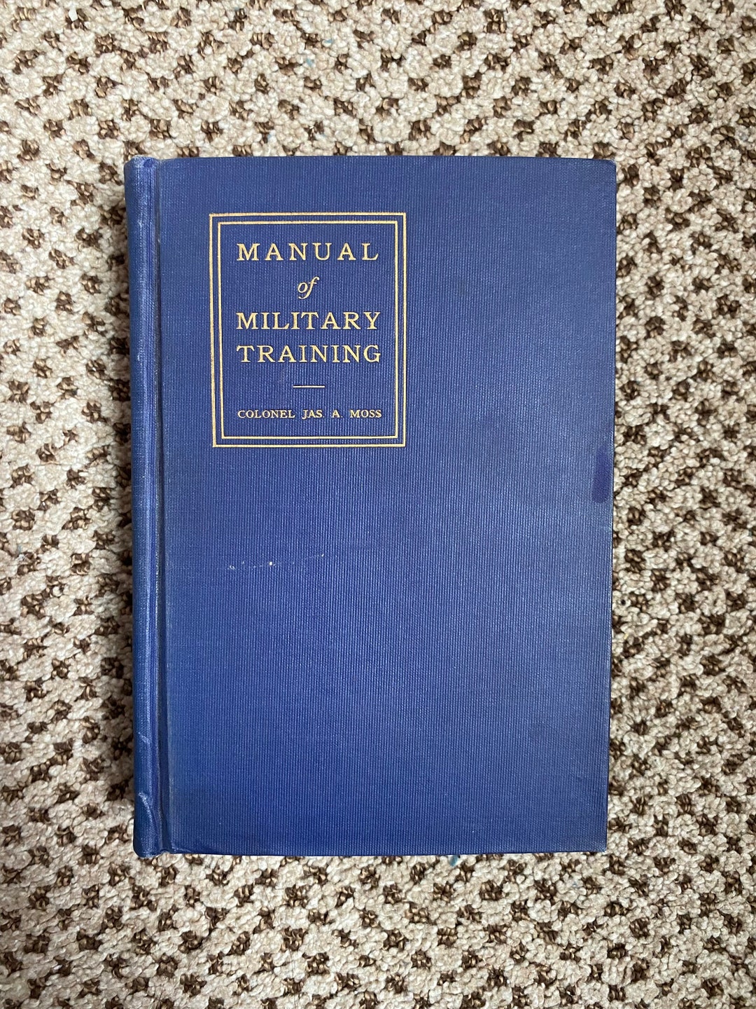 Manual of Military Training - Col James A. Moss - Etsy