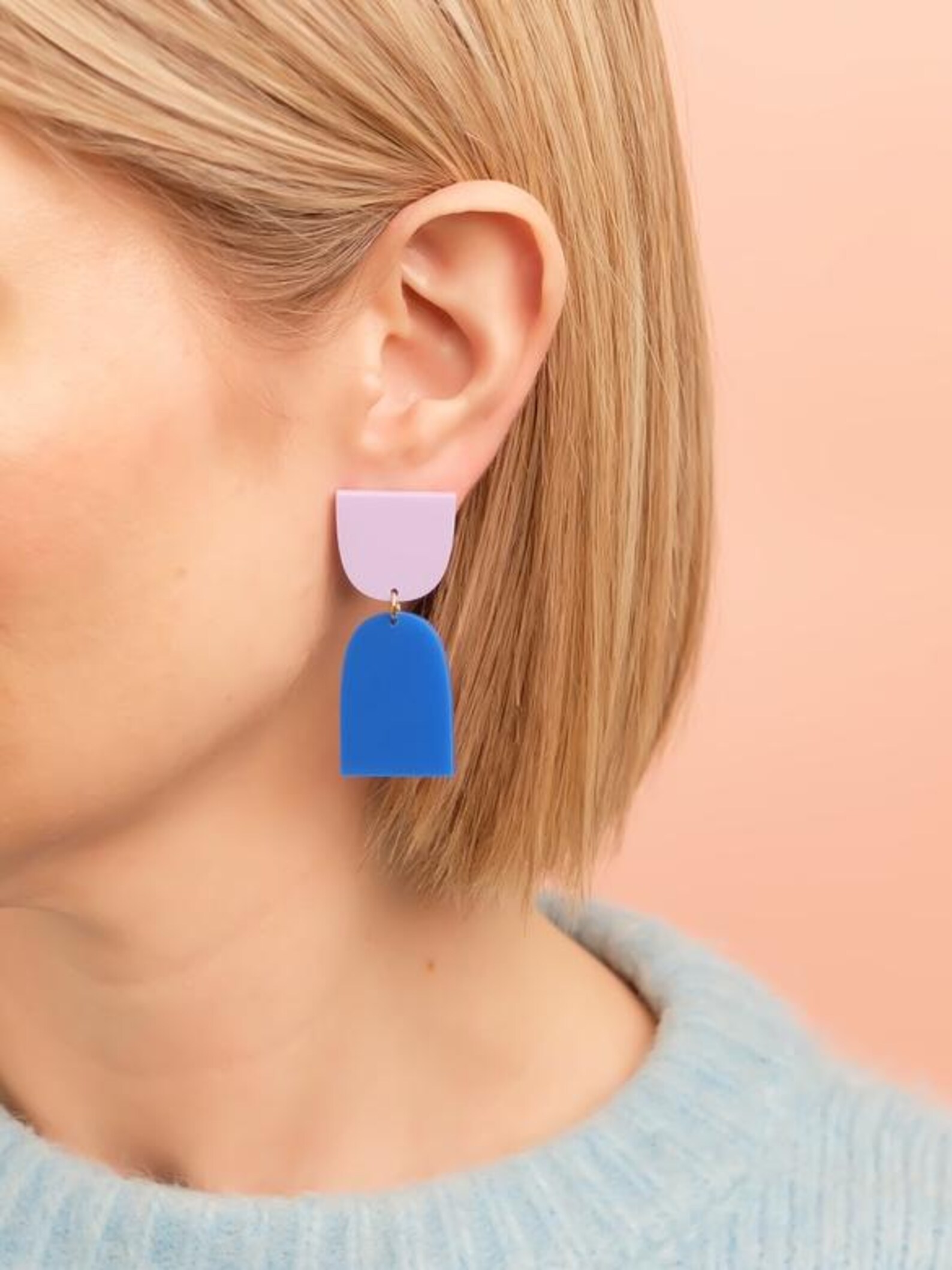 The Cinch | Lilac Purple + Cobalt Blue - Etsy