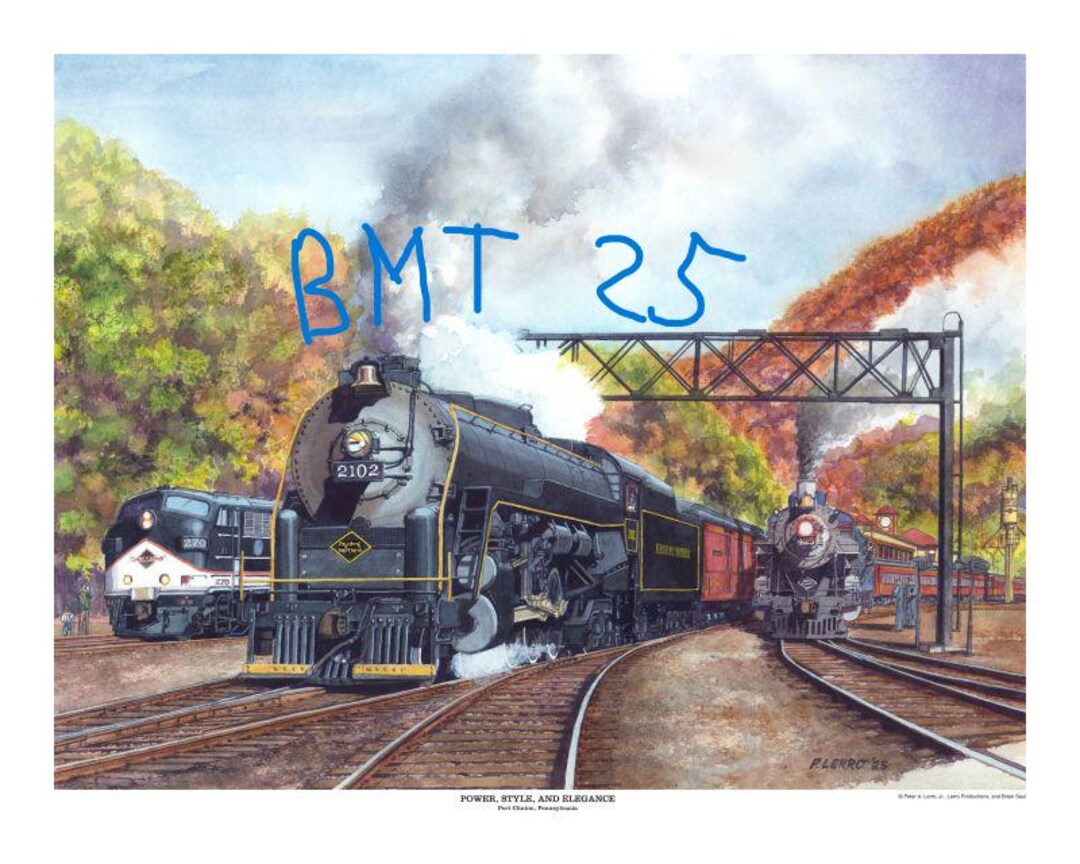 Railroad Print Reading & Northern Steam Locomotive "power, Style and ...