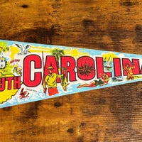 South Carolina Vintage Pennant - Etsy