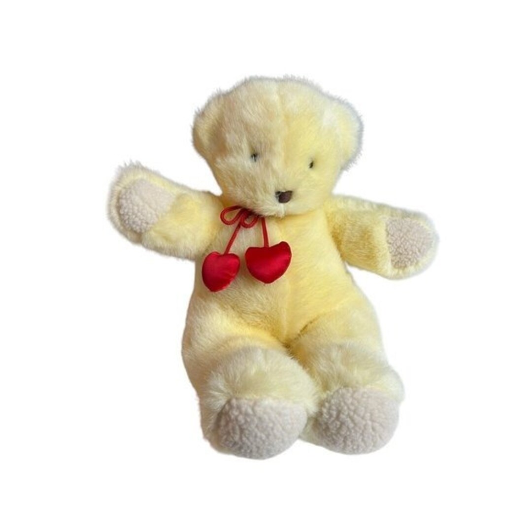 Vintage 1994 Dakin Yellow Bear Plush - Etsy