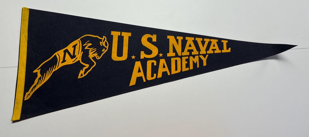 Vintage U.S. Naval Academy Pennant - Etsy