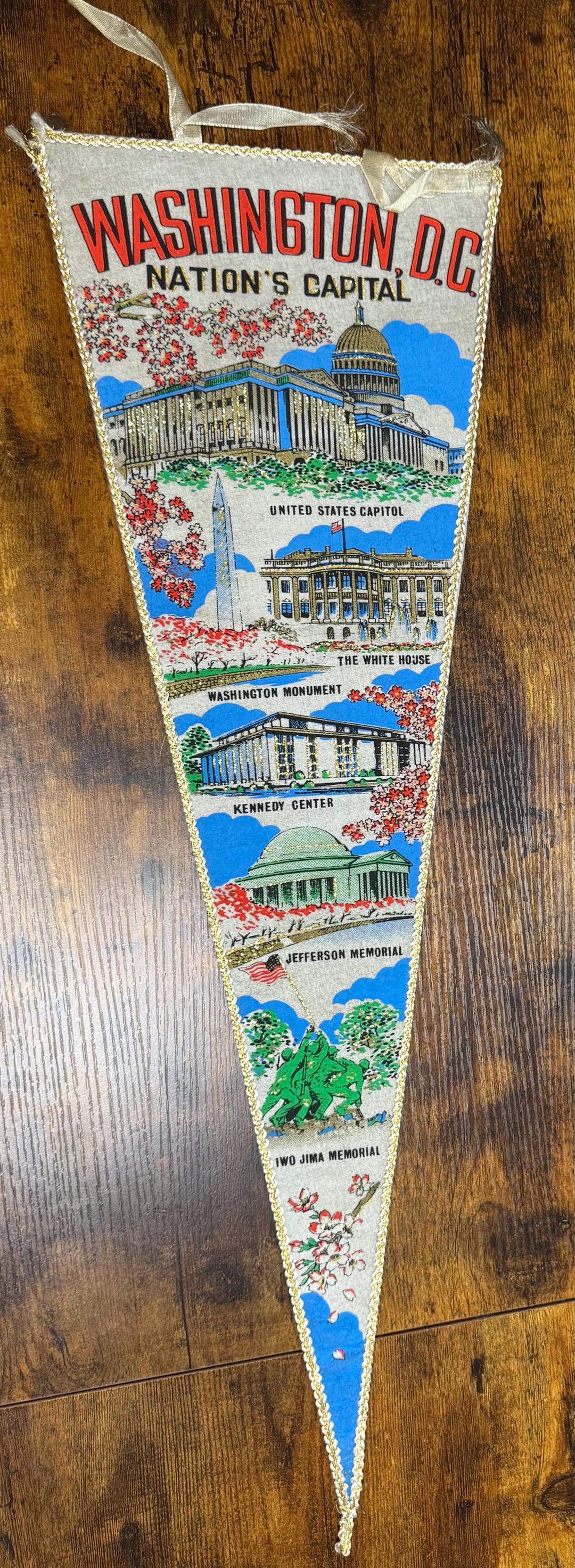Vintage Washington, D.C. Pennant Made in Japan - Etsy