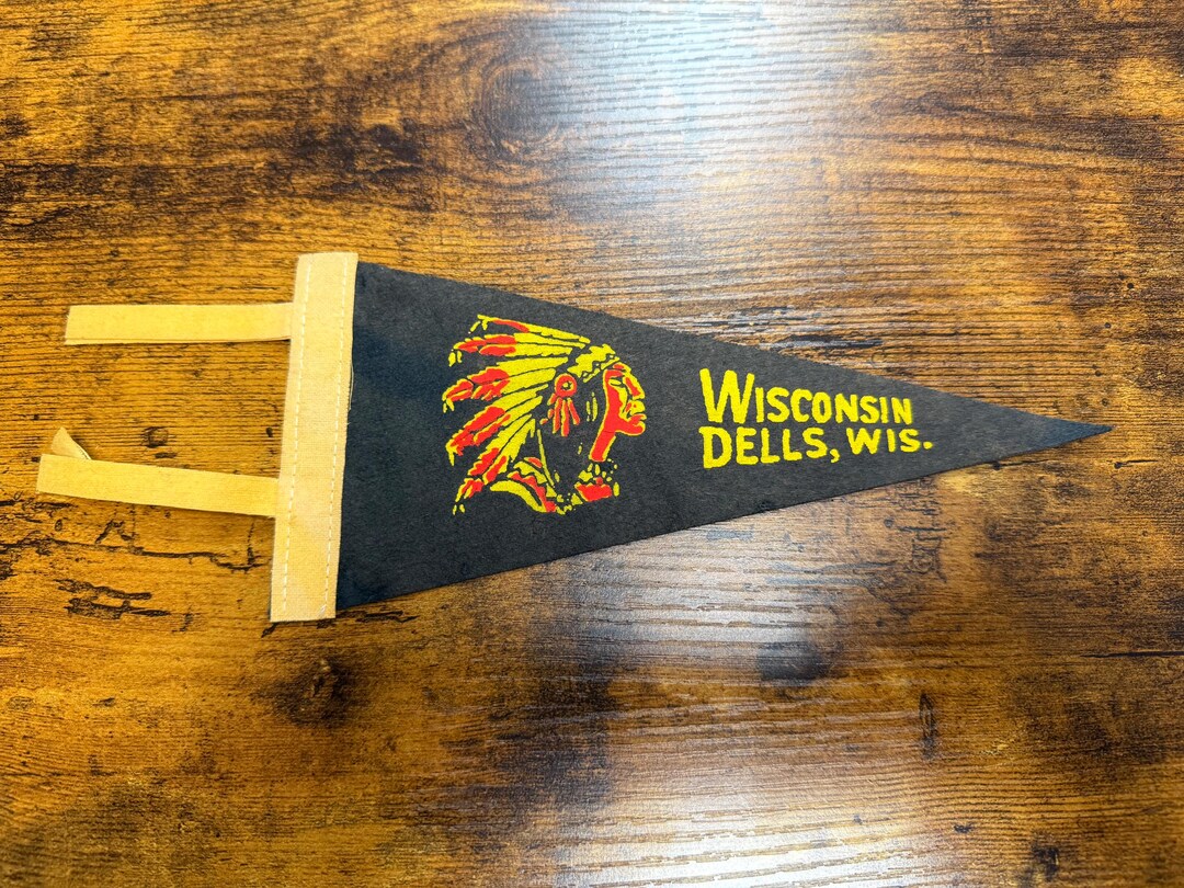Vintage Wisconsin Dells, Wisconsin Mini Pennant - Etsy