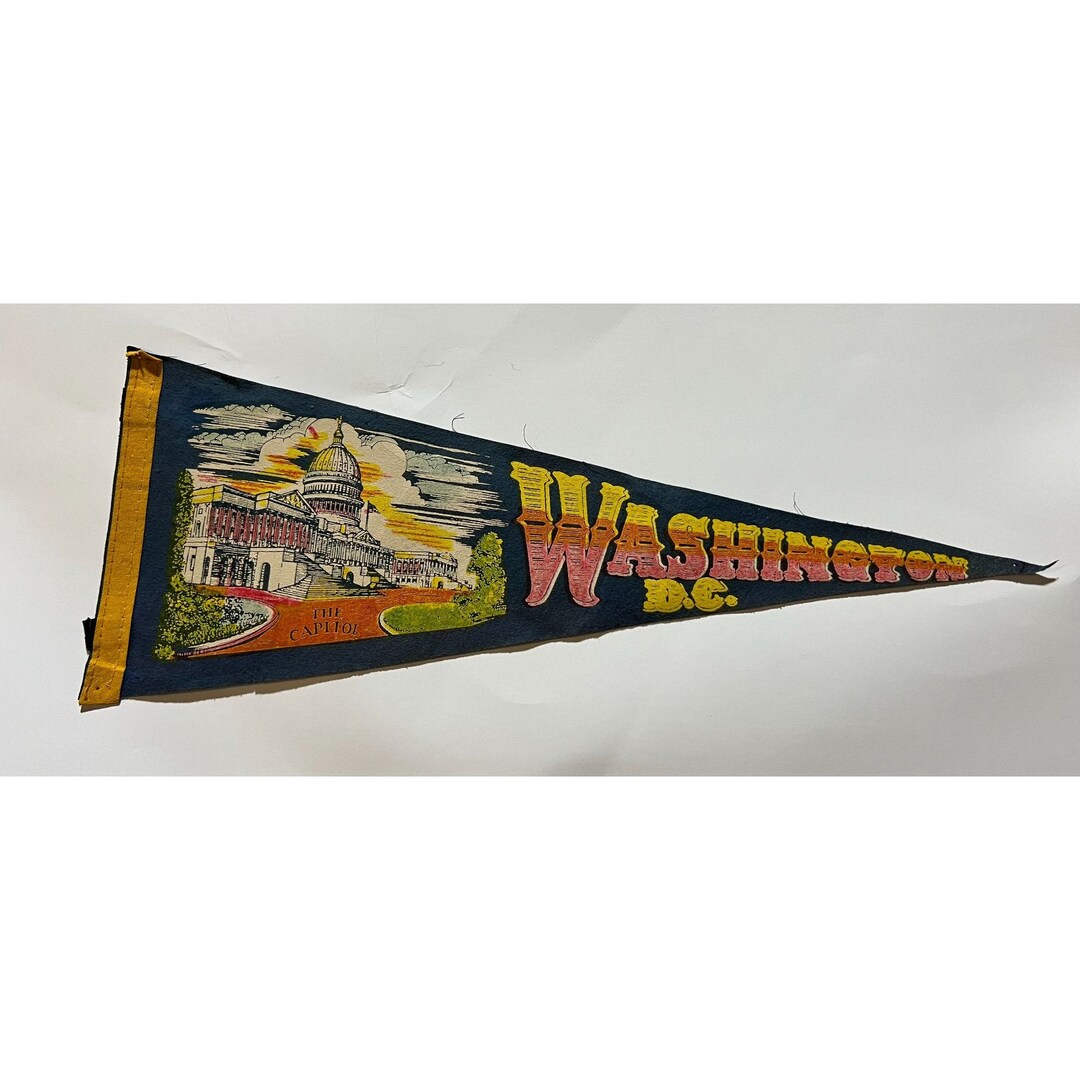 Vintage Washington, D.C Pennant - Etsy