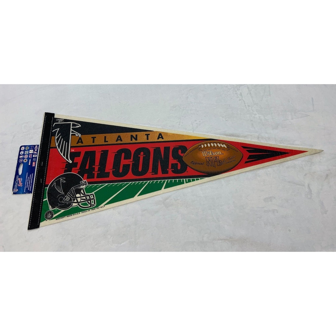 Vintage Atlanta Falcons Pennant - Etsy