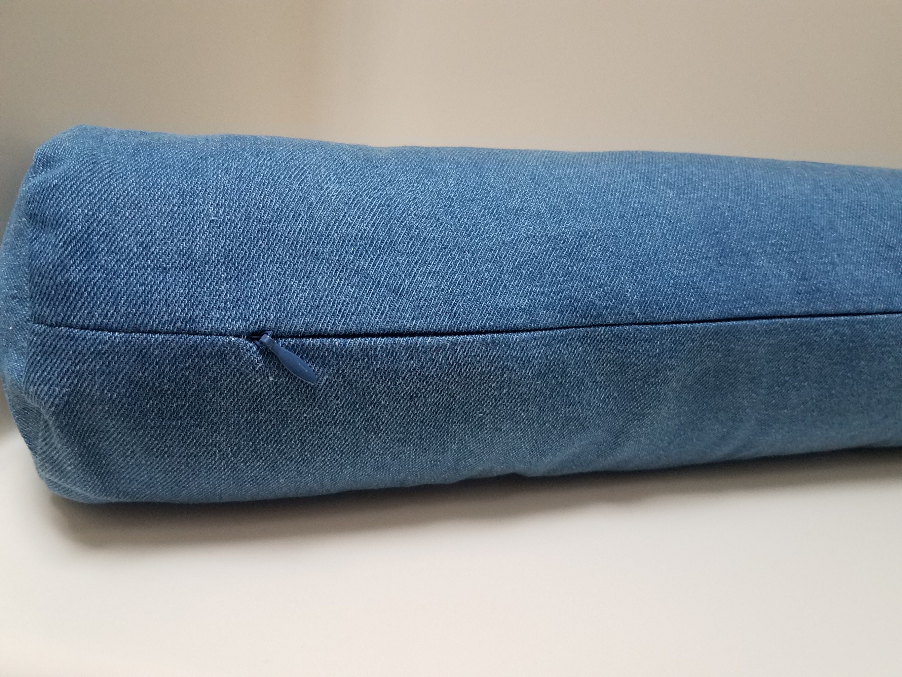 Denim Bolster Pillow Cover VARIETY SIZE & COLOR Bolster Pillow - Etsy