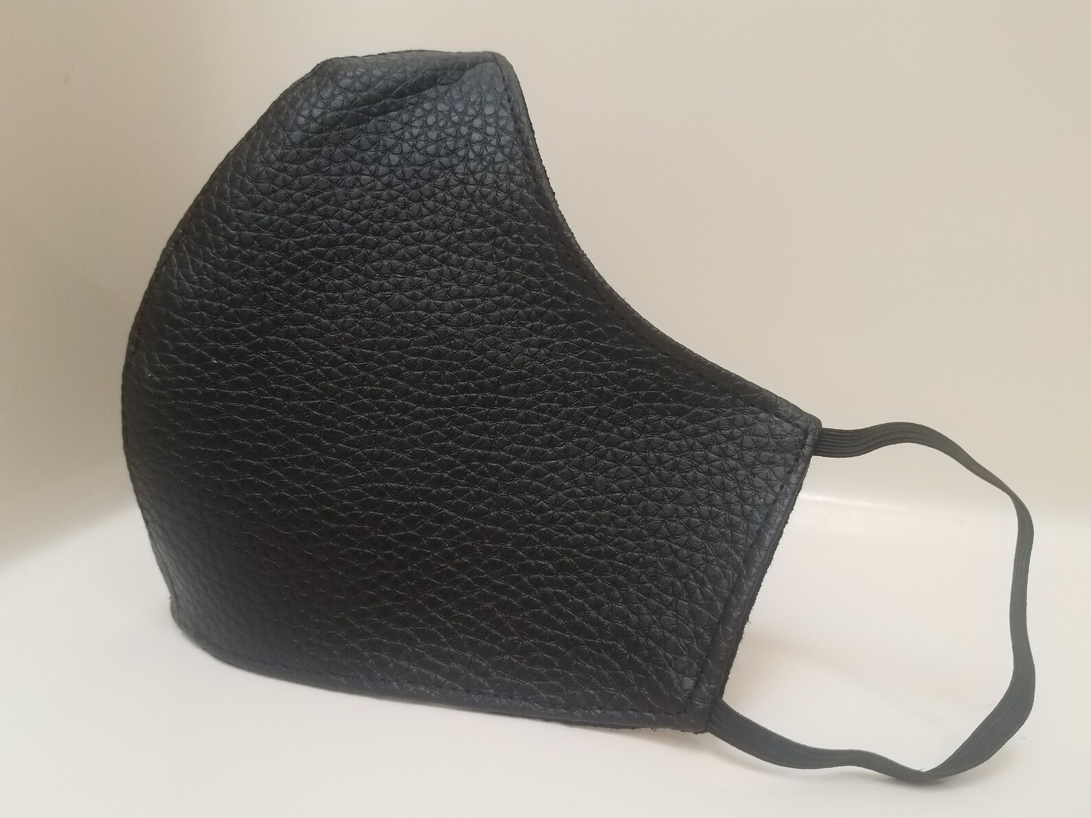 Faux Leather Face Mask, Cowboy Style Mask, Motorcyclists Face Cover ...