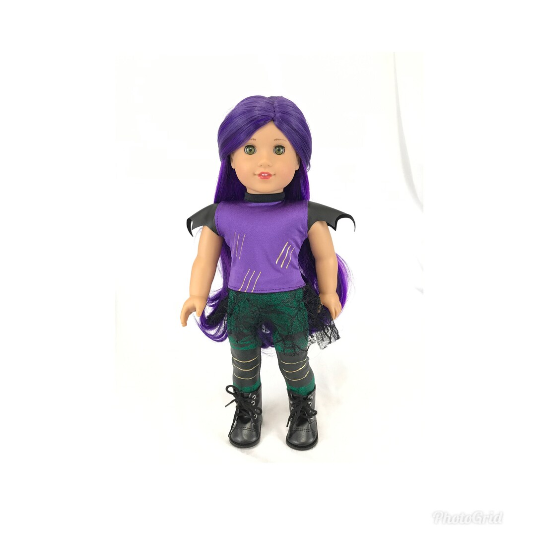 Descendants 2 Mal Inspired Outfit for American Girl Doll and 18 Inch ...