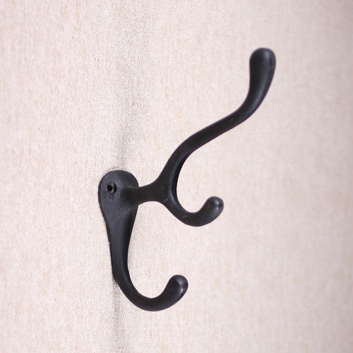 Cast Iron Double Coat Hooks Hook Hangers Vintage Arts Crafts - Etsy
