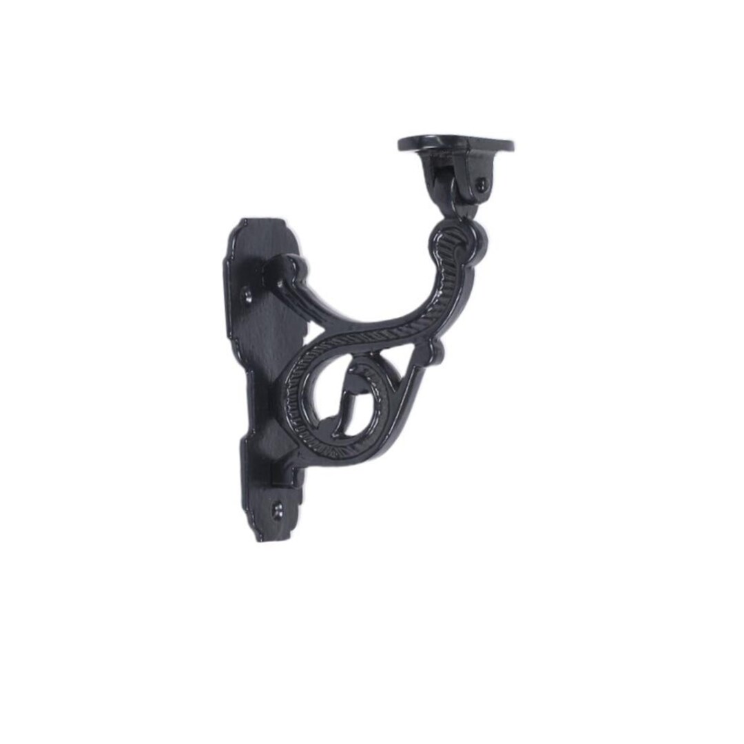 Musical Note Styled Metal Black Handrail Bracket CF1 - Etsy