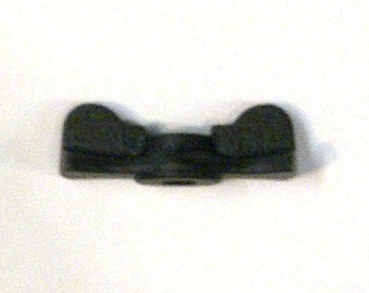 2 Black Cast Iron Butterfly Turn Latch Button Latch Antique Style ...