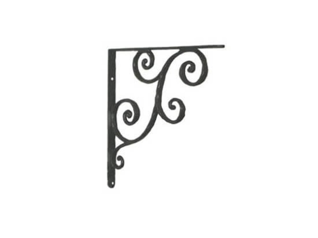 Curly Style 6 X 6 Inch Decorative Shelf Bracket - Etsy