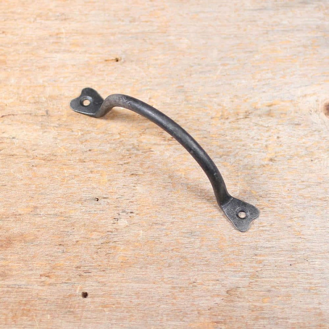 Antique Wrought Iron Large Handle - Etsy