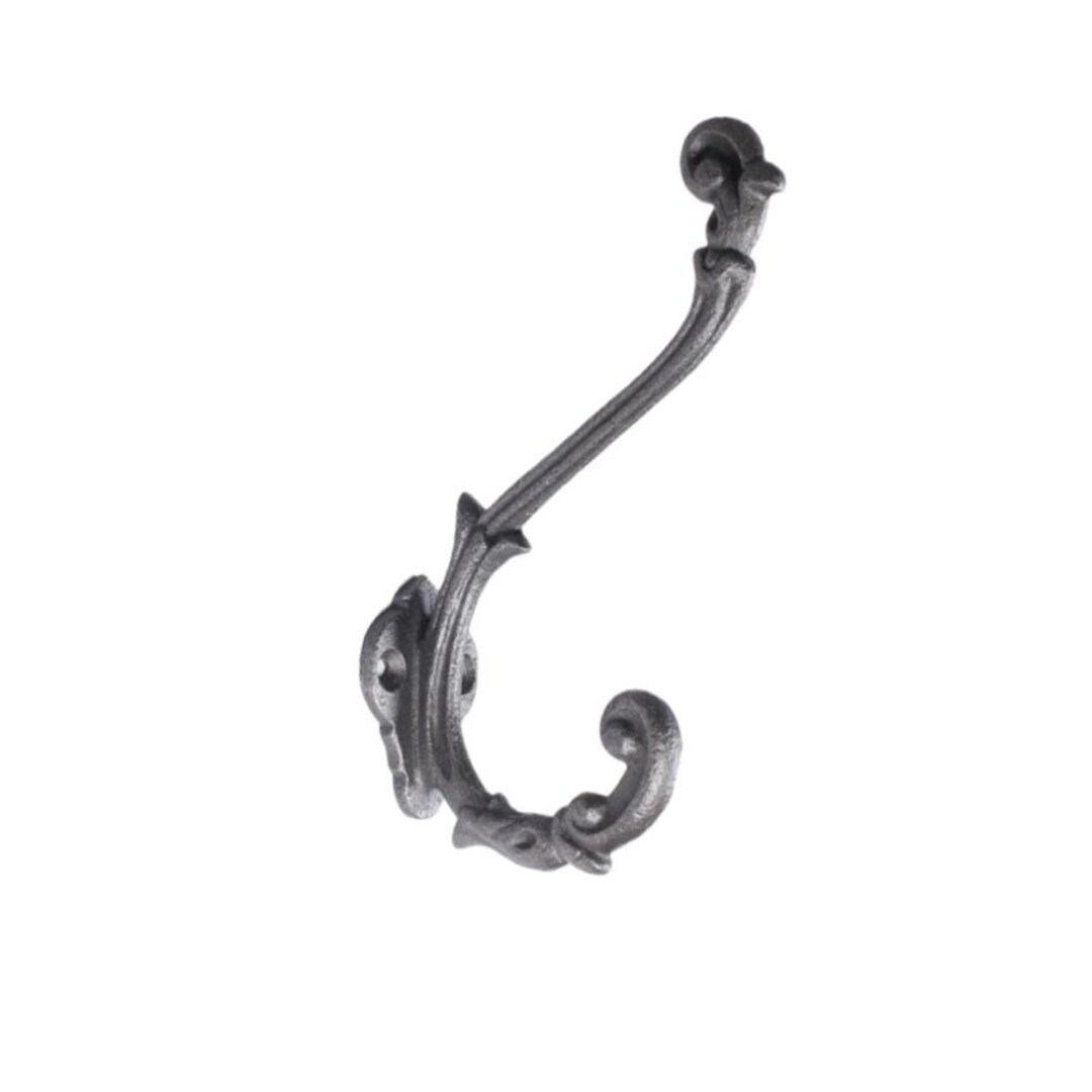 Cast Iron Victorian Hook, Vintage Cast Iron Finish Coat Hook KN14 - Etsy