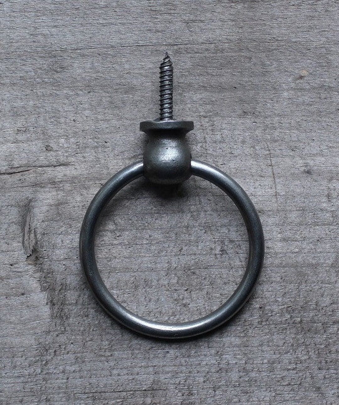 Wrought Iron Ring Pull Handle AA38 - Etsy