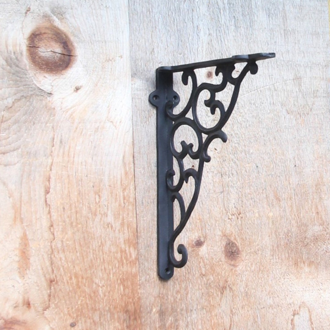 Cast Iron Decorative Shelf Bracket - Etsy