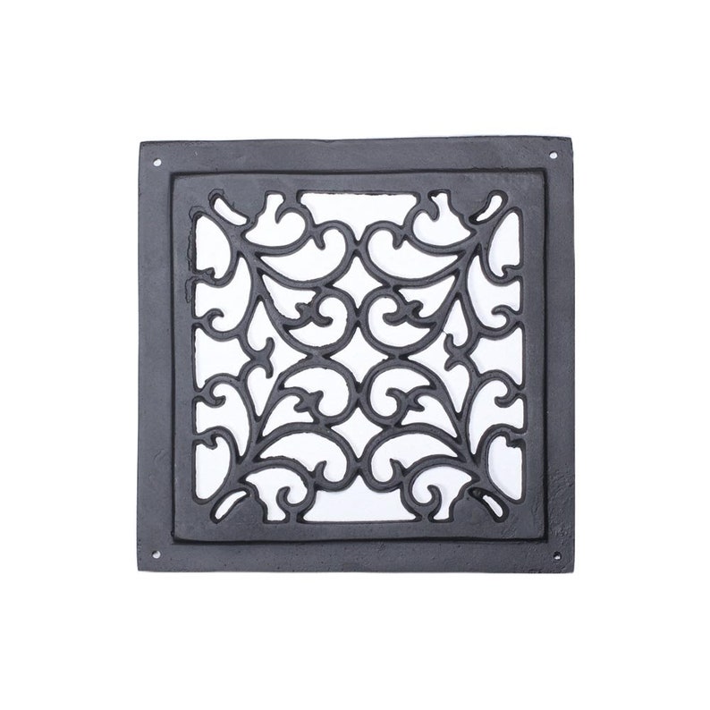 8" X 8" Cast Iron Floor Grate / Floor Air Grille - Etsy
