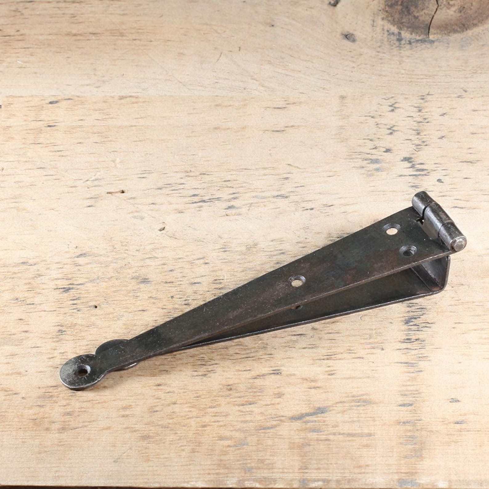 Cranked Chest Strap Hinge, Wrought Iron Trunk Hinge, Furniture Hinge F ...