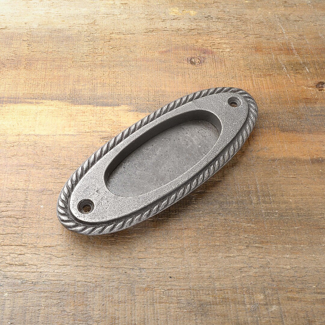 Rope Pattern Oval Recessed Pull Handle - AB35 - Etsy