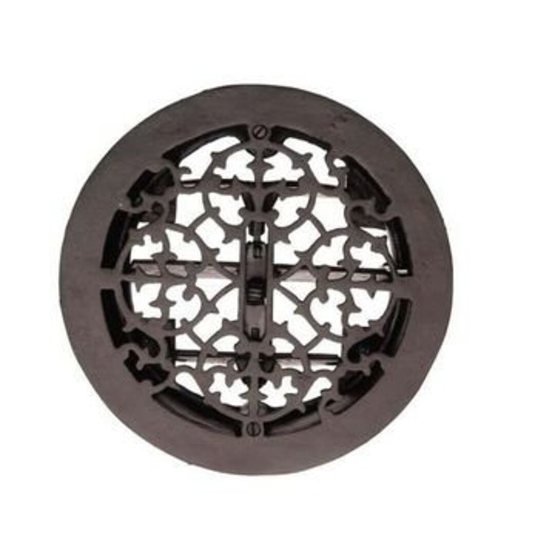 Round Cast Iron Floor Register - Etsy