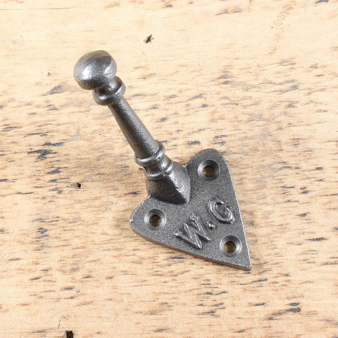 Vintage Looking WC Cast Iron Single Hook. KM17 - Etsy