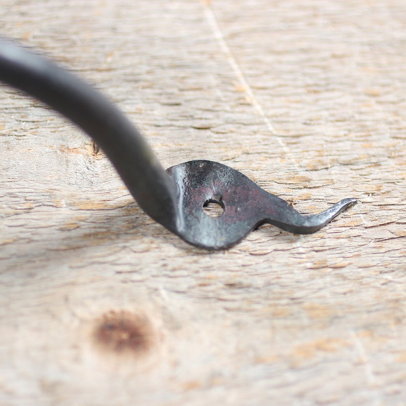 Large Rat Tail Door Handle, Wrought Iron Door Handle - Etsy