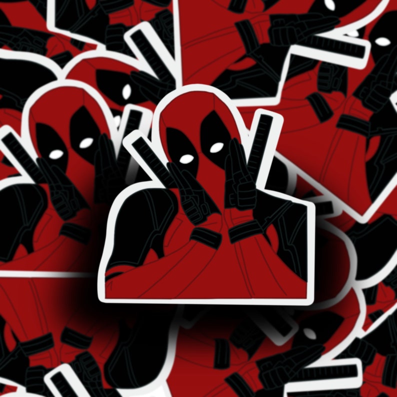 Deadpool Sticker Pack - Etsy