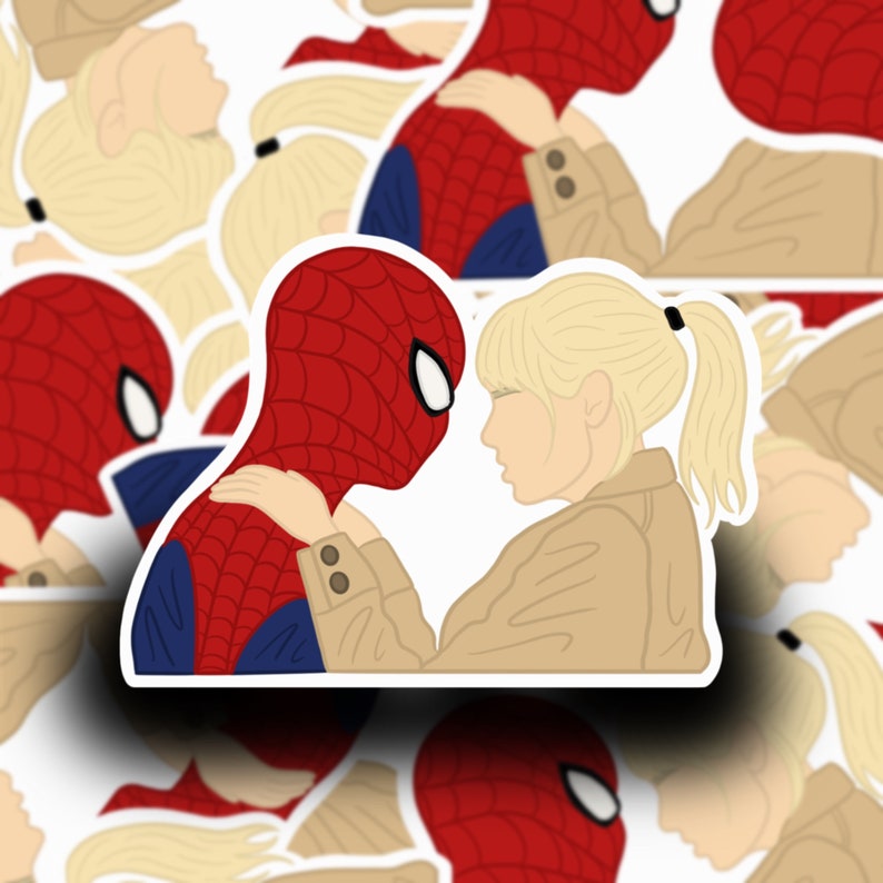 Peter Parker & Gwen Stacey Sticker Pack - Etsy