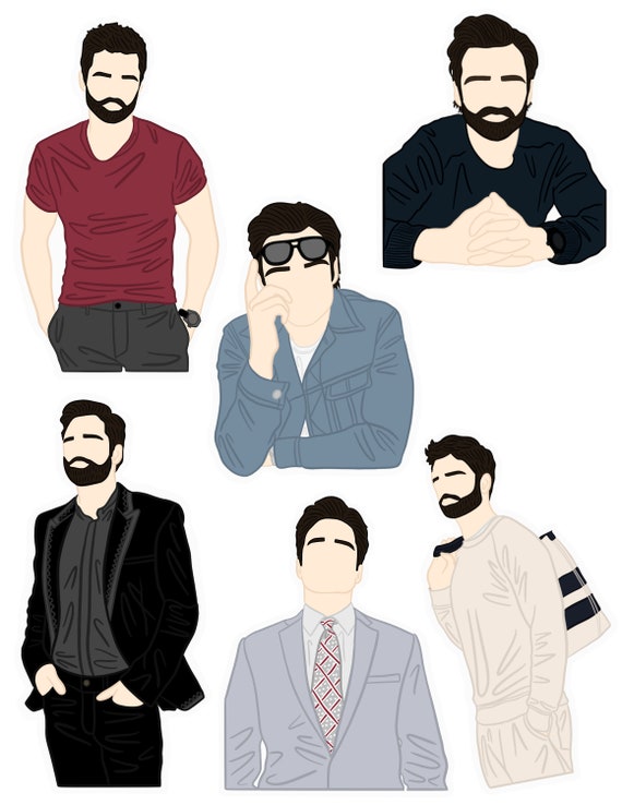 Sebastian Stan Sticker Pack - Etsy