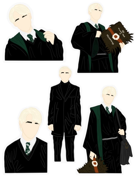 Draco Malfoy Sticker Pack | Etsy
