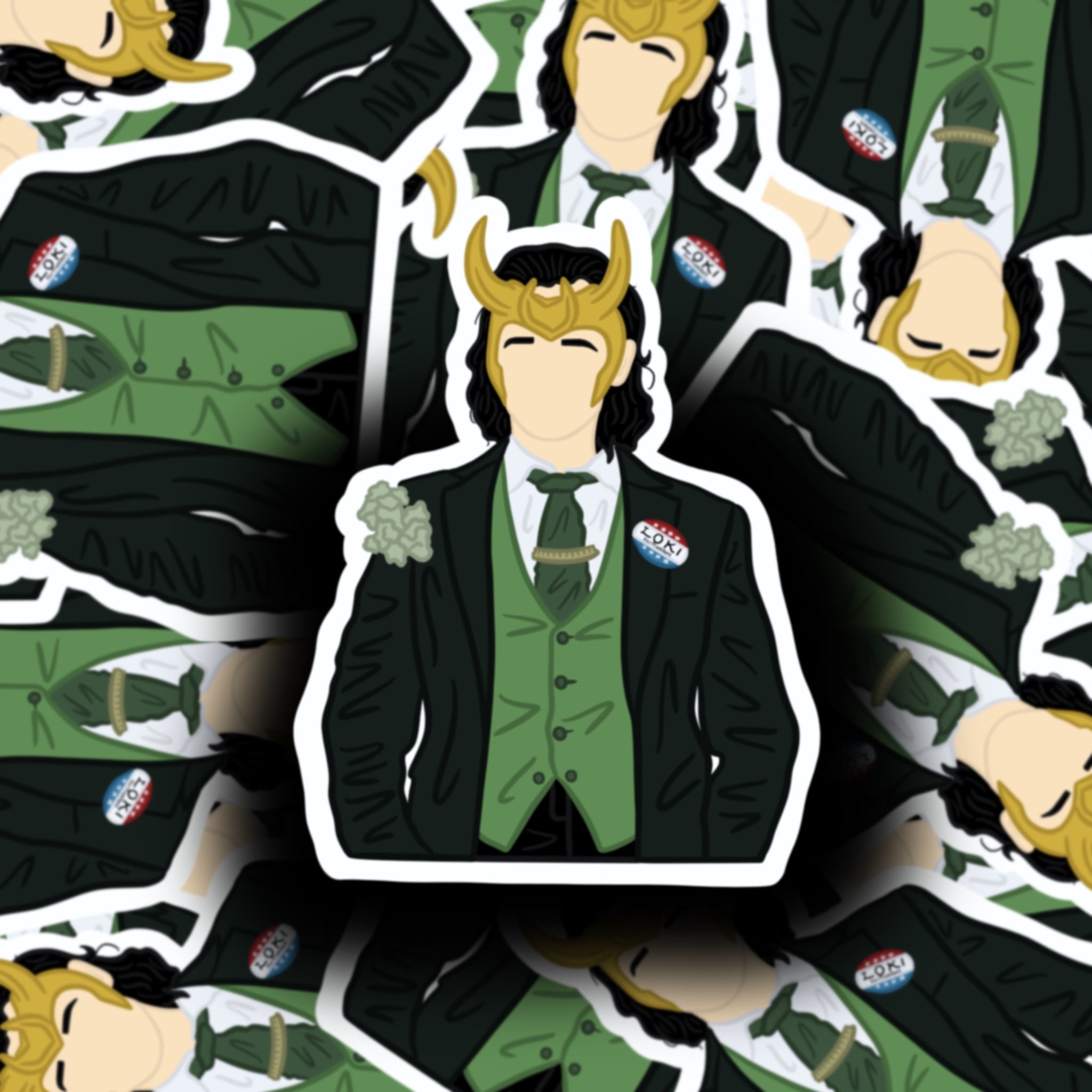 Loki TV Series Sticker Pack | Etsy
