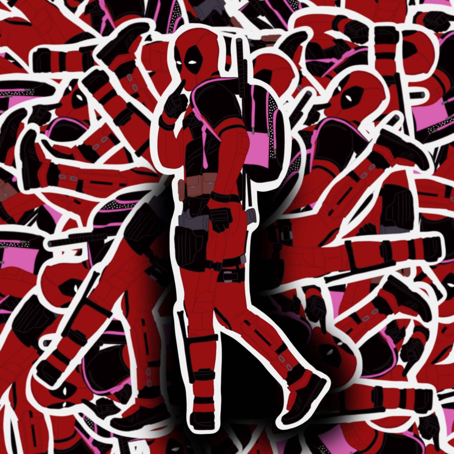 Deadpool Sticker Pack - Etsy
