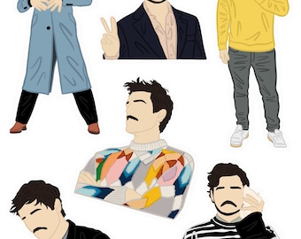 Pedro Pascal Vol. 2 Sticker Pack | Etsy